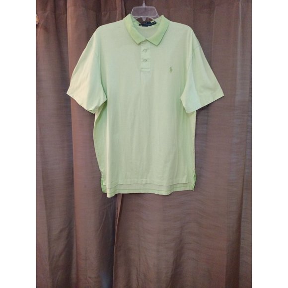 Ralph Lauren | Shirts | Mens Polo By Ralph Lauren Lime Green Polo Shirt ...